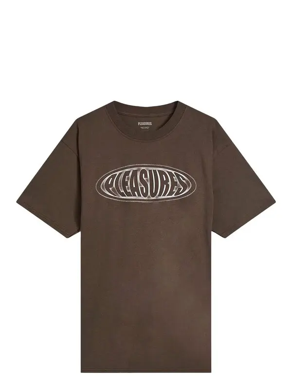 PLEASURES Sandblast T-shirt - Black