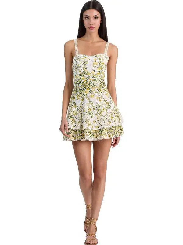 Alice + Olivia Meith Sweetheart Mini Dress - Red