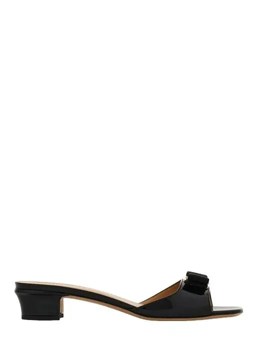 FERRAGAMO Vara Bow Slide - Black