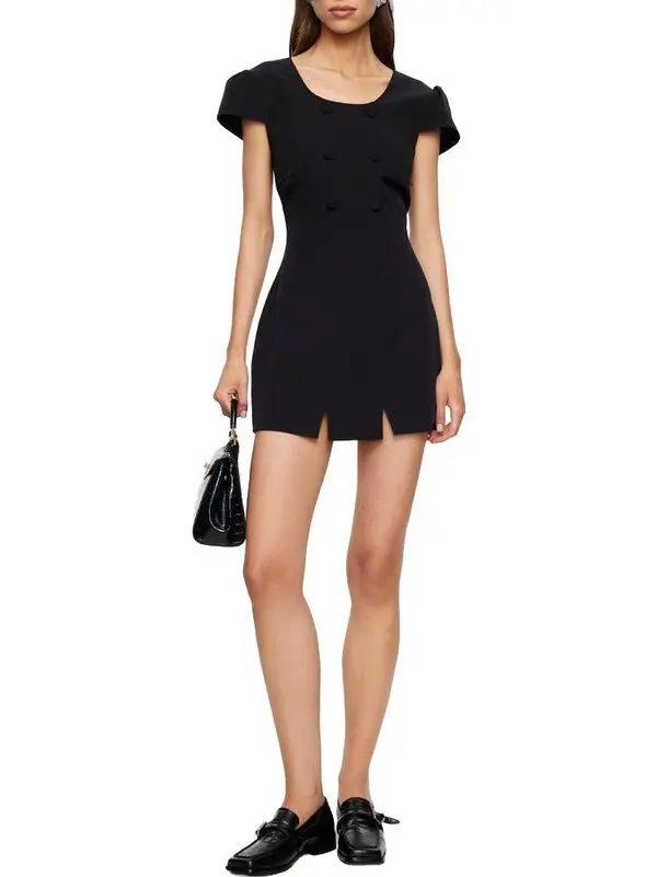Lioness Rosa Mini Dress - Noir
