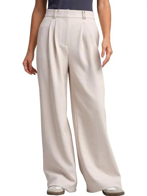 RHONE Horizon Wide Leg Trousers - Sand
