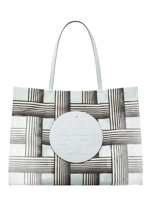Tory Burch Ella Print Tote - Block Print Blue