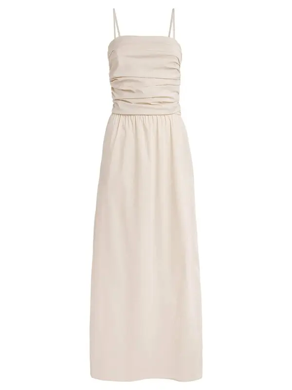 Stylein Cotton-blend Jamila Maxi Dress - Beige