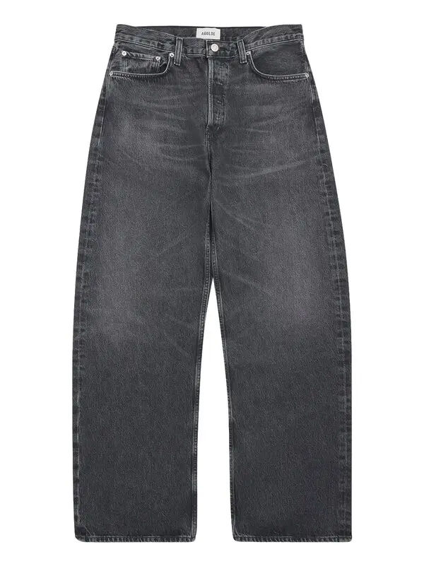 AGOLDE Afton Wide-leg Jeans - Black