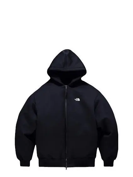 The North Face Leather Pack Insulated Hoodie - Black Insulated Hooded Zip