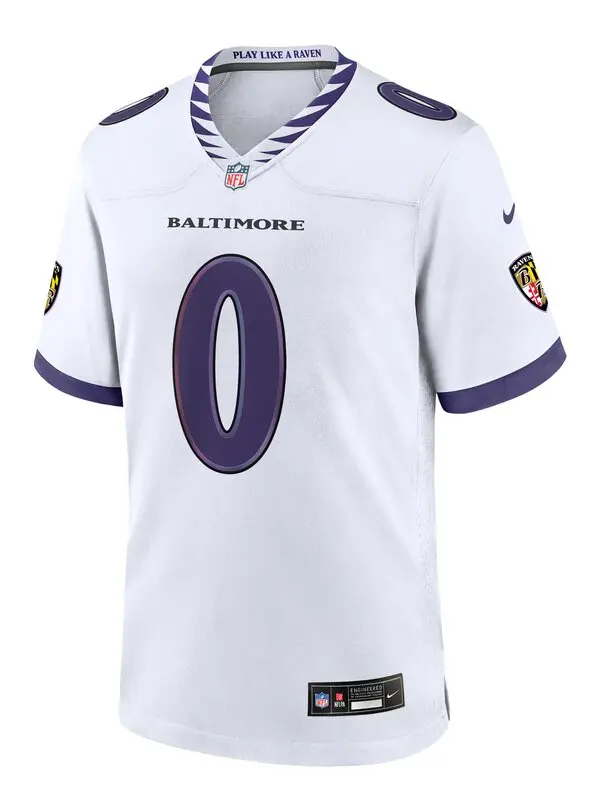 Nike Roquan Smith Baltimore Ravens Nfl Game Jersey - White