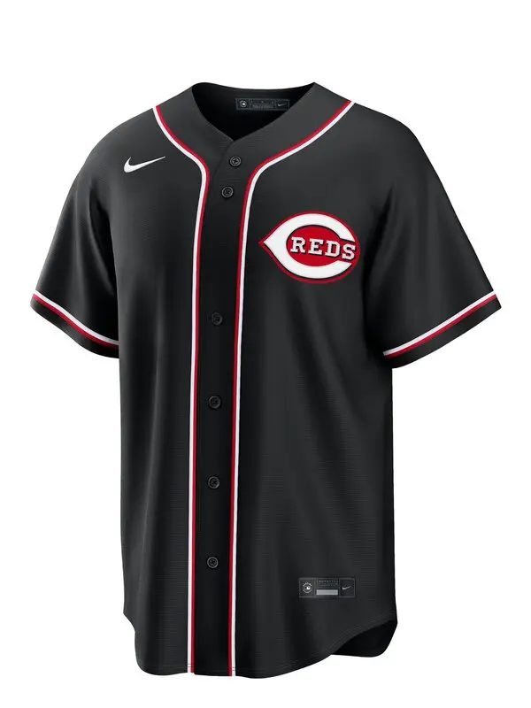 Nike Cincinnati Reds Mlb Replica Fashion Jersey - Black