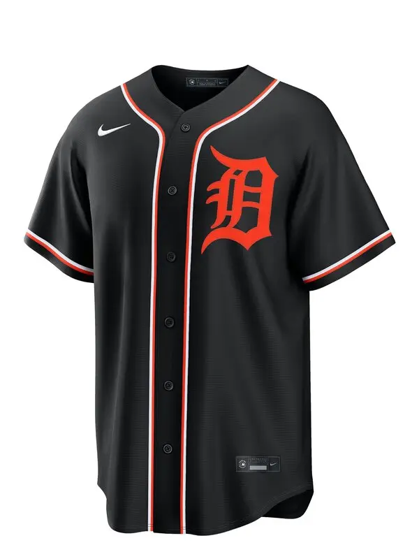 Nike Riley Greene Detroit Tigers Mlb Replica Fashion Jersey - Black