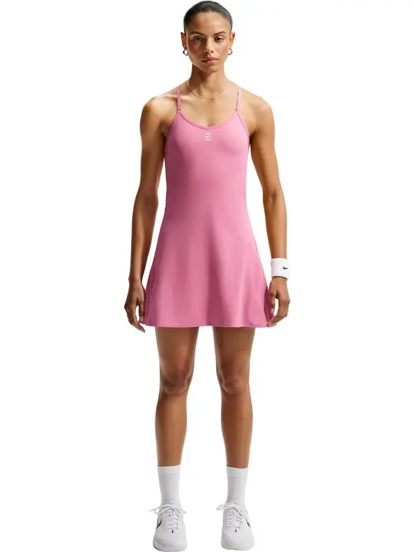 Nike Court Advantage Dri-fit Tennis Dress - Pink