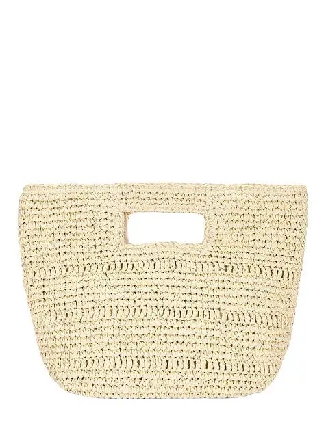 NIKKI BEACH Malaga Top Handle Bag - Natural