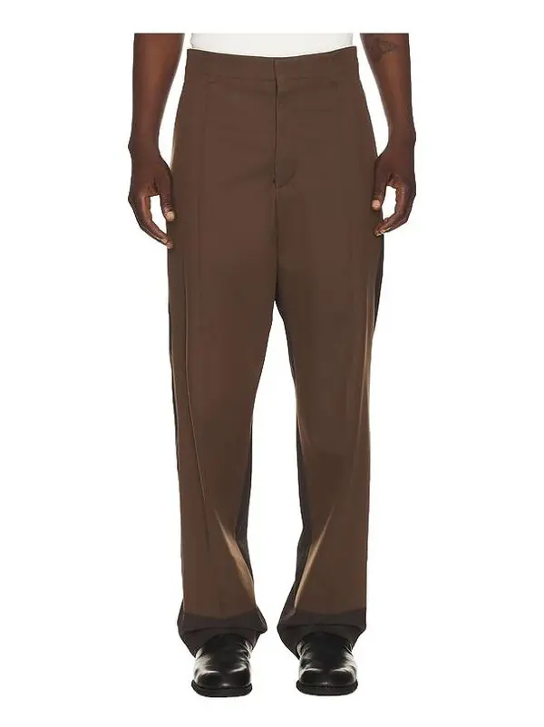 MAISON MARGIELA Tailored Trousers - Deep Brown
