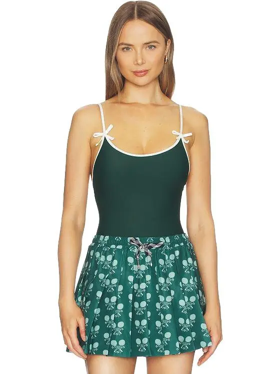 The Upside Racquet Flow Bodysuit - Green