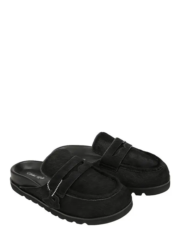 NAKED WOLFE Cordless Mule - Black