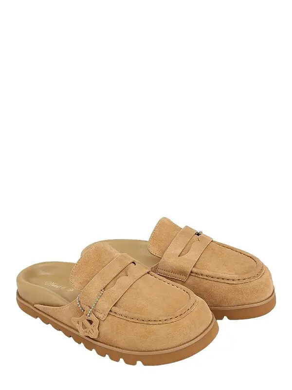 NAKED WOLFE Cordless Mule - Brown