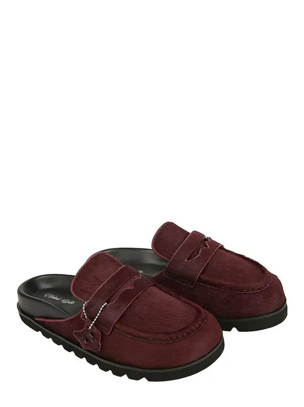 NAKED WOLFE Cordless Mule - Red