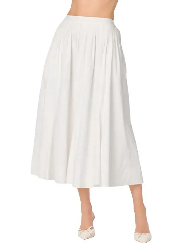 Astr The Label Sidra Midi Skirt - White