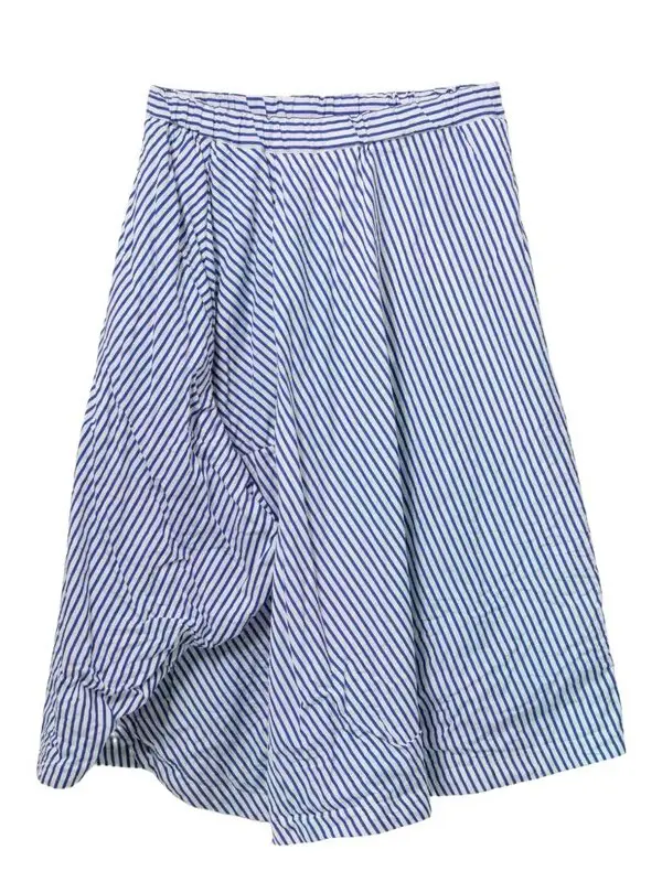 Comme Des Garçons Striped Shorts - Blue