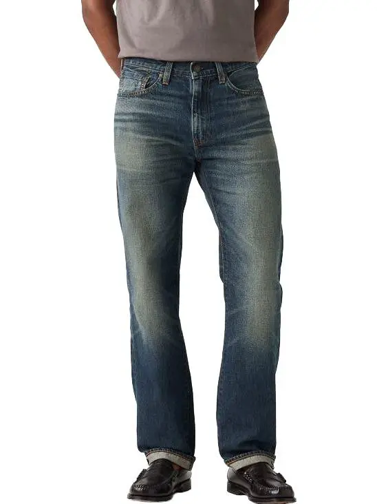 LEVI'S 505™ Relaxed Straight-leg Selvedge Jeans - Greatest Story Selvedge