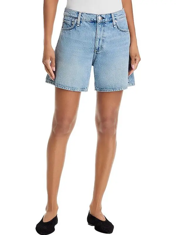 Rag & Bone Kaia High Rise Denim Shorts - Sunrise