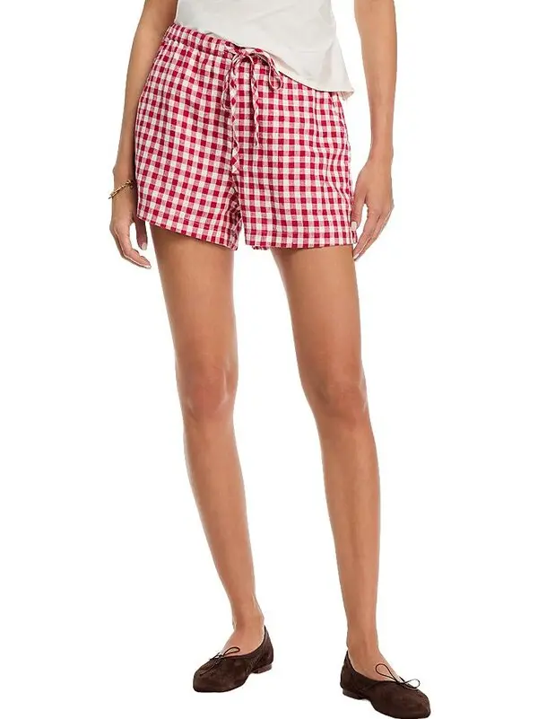 Rails Jenner Linen Shorts - Picnic Check