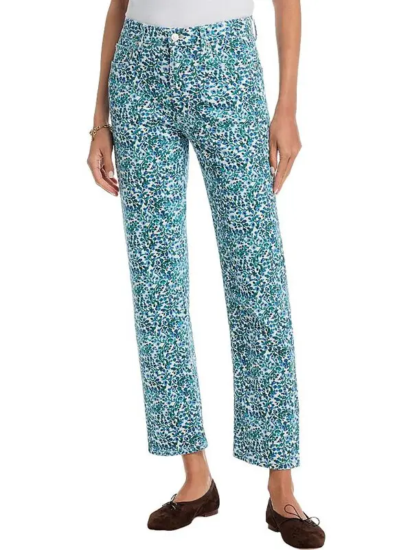 Rails High-rise Printed Jeans - Blue Vine