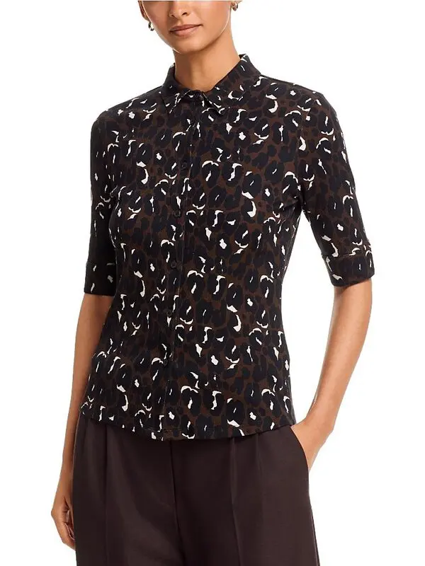 Majestic Filatures Collared Rib Shirt - Tonka