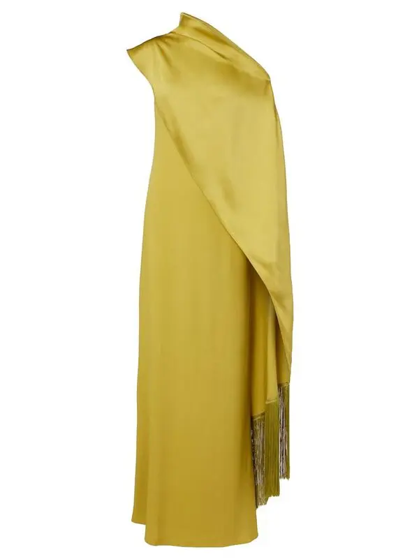TALLER MARMO Berenson One-shoulder Gown - Green