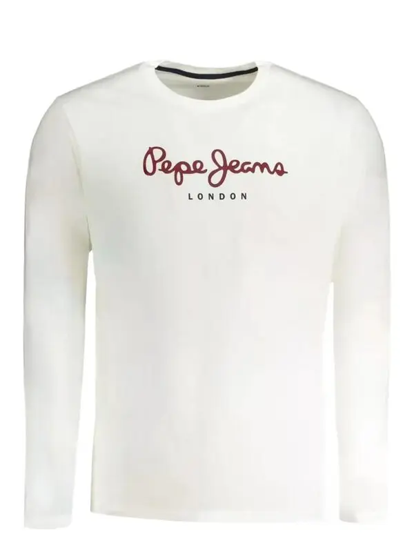Pepe Jeans Logo-print Long-sleeved T-shirt - White