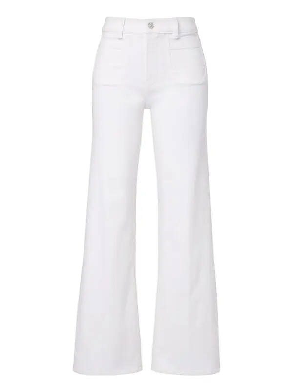 FRAME Le Slim Palazzo Wide-leg Jeans - White