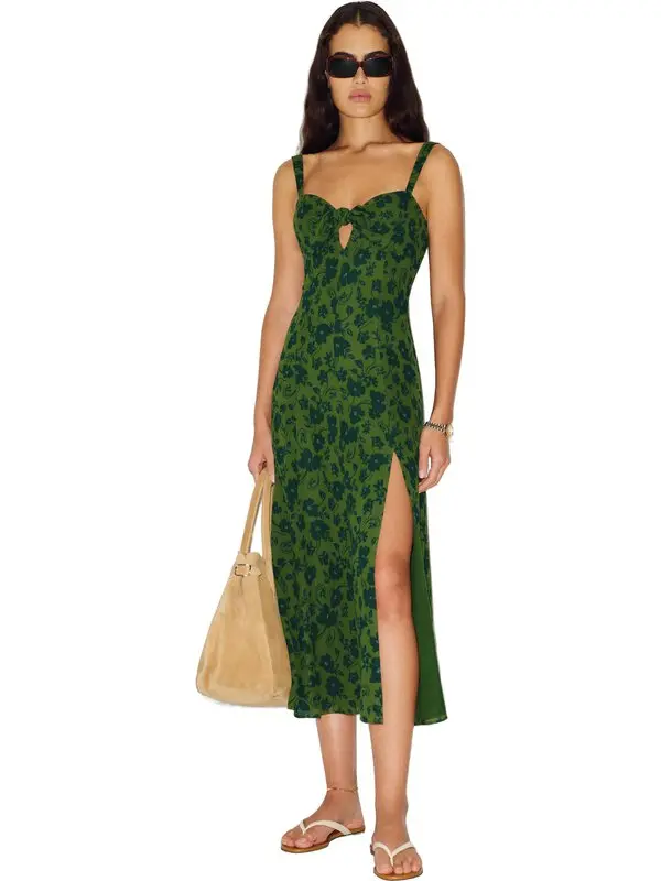 REFORMATION Aislinn Dress - Green