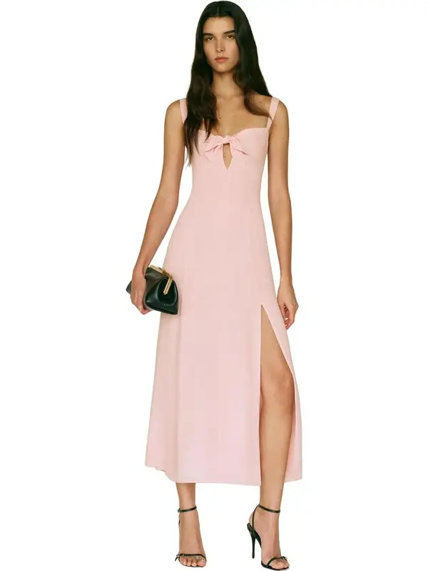 REFORMATION Aislinn Dress - Pink