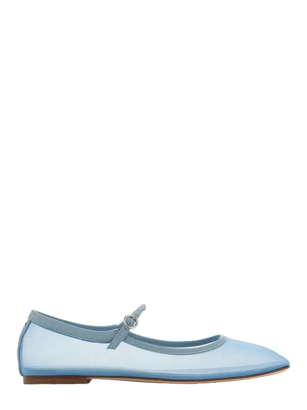 AeydĒ Uma Mesh Mary Jane Flats - Blue