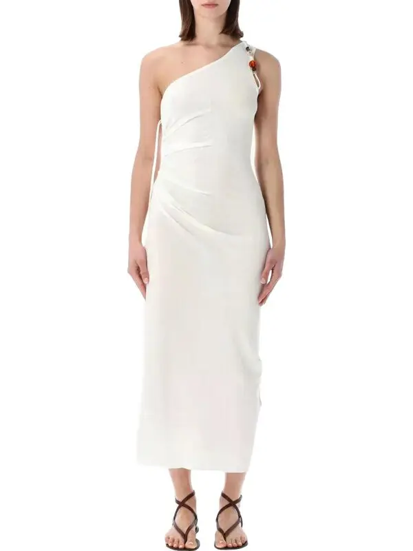 SESSUN Leite One-shoulder Dress - White