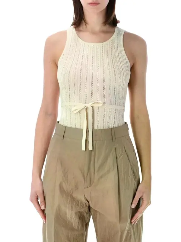 SESSUN Andrade Pointelle Bodysuit - Neutrals