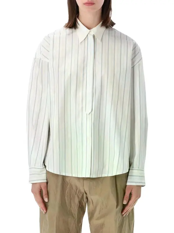 Soeur Idesia Striped Shirt - White