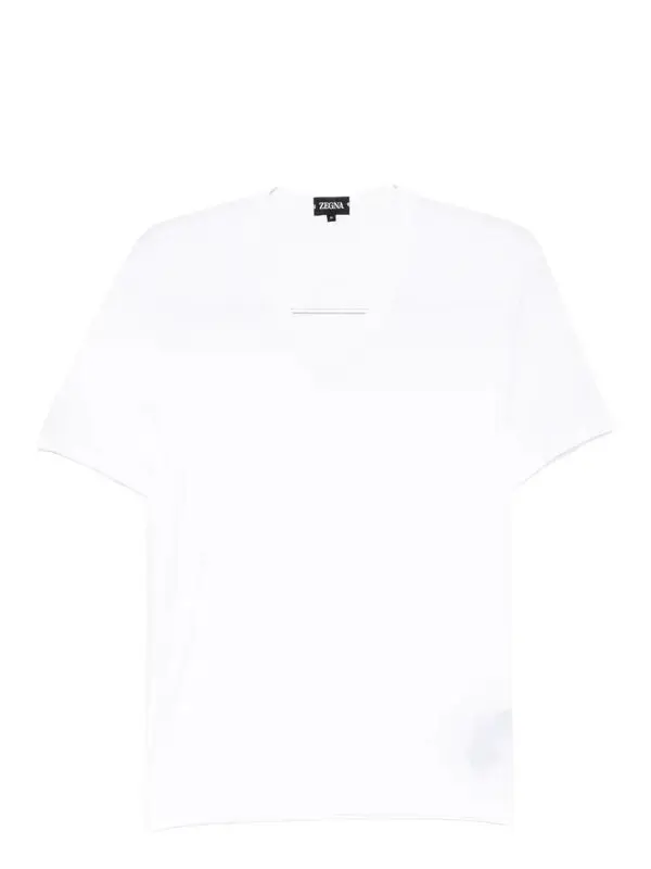 Zegna V-neck Loungewear - White