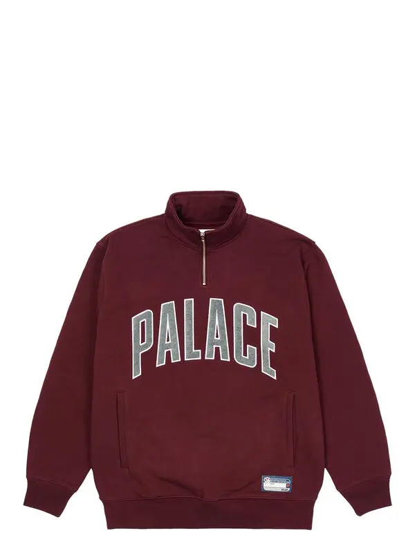 PALACE 1/4 Zip Funnel - Red
