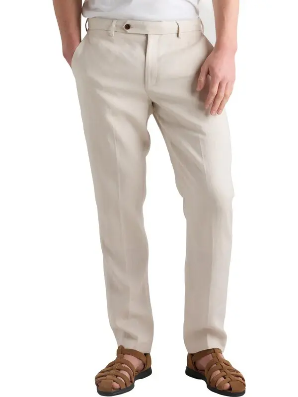 Quince 100% European Linen Tailored Dress Pants - Sand