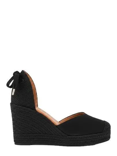 MENINA STEP Jimena High Laces All Espadrilles - Black