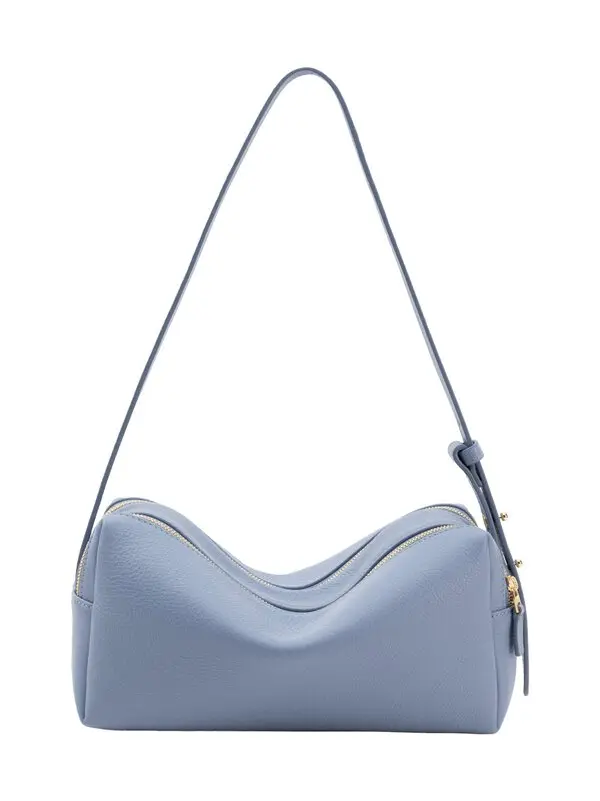 ELLEME Trousse Pebbled Leather Bag - Cloud Blue