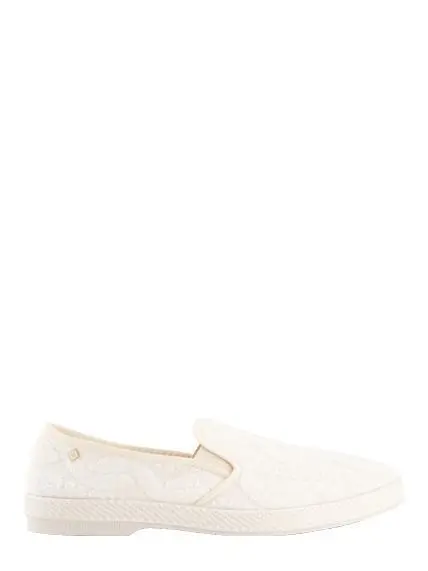 Rivieras Classic Terry Cloth Loafer - White