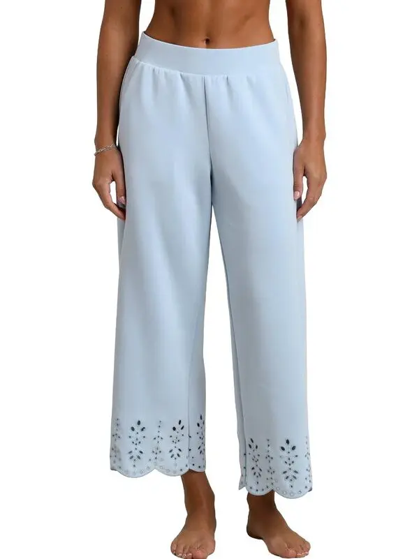 La Blanca Cloudset Eyelet Lounge Pants - Drift