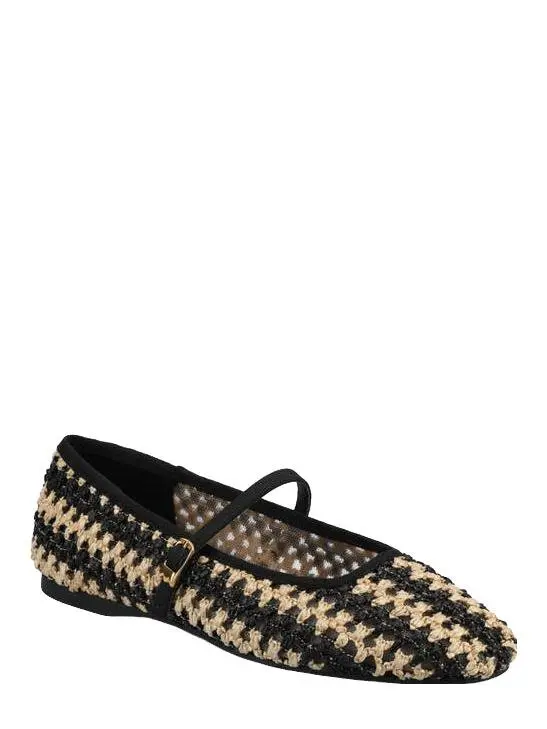 BIRDIES Hummingbird Mary Jane - Black/natural Openweave