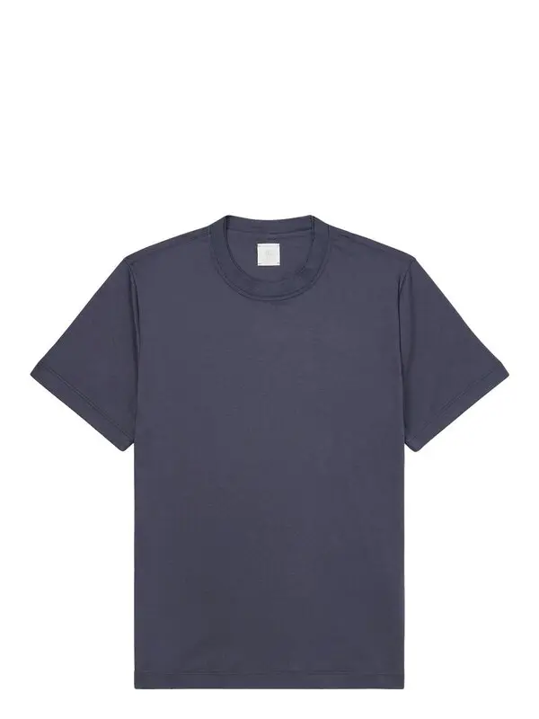 Eleventy Cotton And Modal-blend Jersey T-shirt - Gray