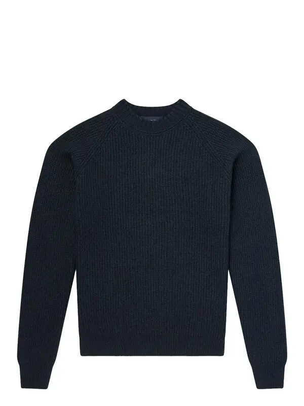 John Smedley Bill Nighy Cashmere And Wool-blend Sweater - Green