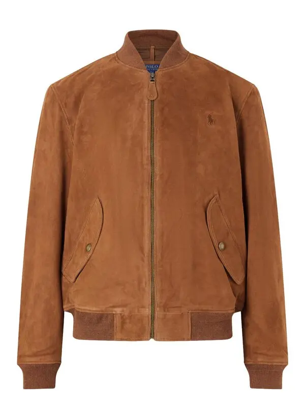 Polo Ralph Lauren Suede Jacket - Brown