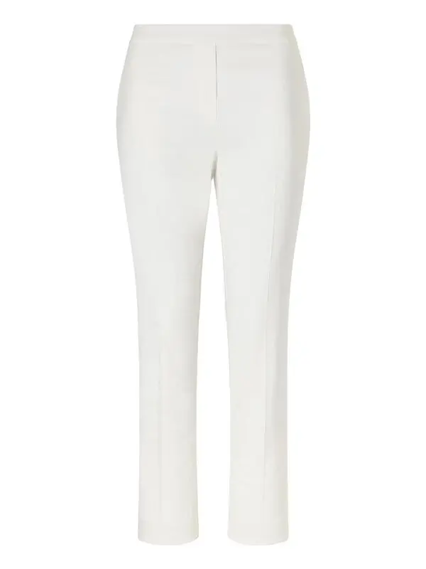 Theory Treeca Linen-blend Pants - White