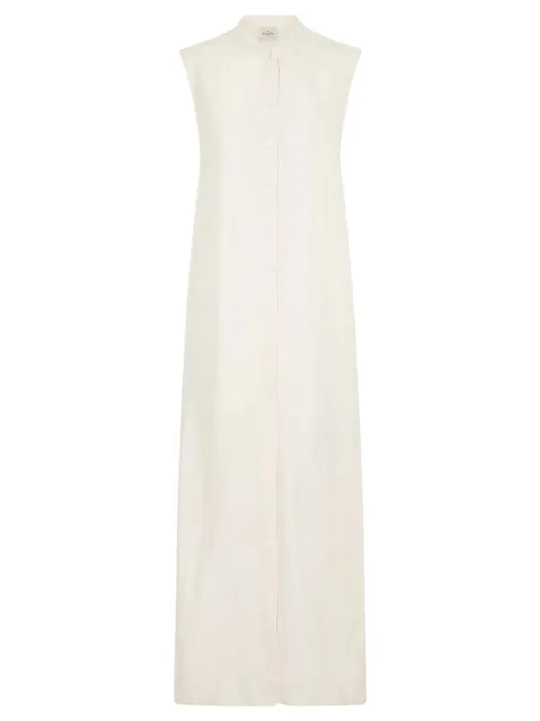Le Kasha Namsa Silk Maxi Dress - Neutrals