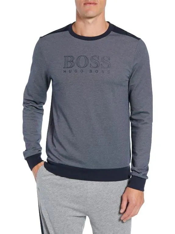 BOSS Tracksuit Sweatshirt - Navy