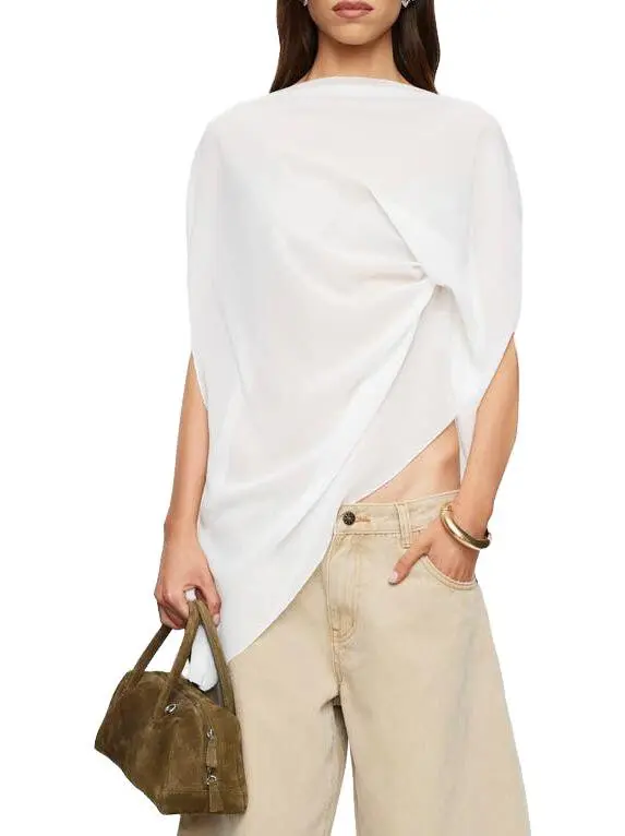 Lioness Aura Poncho - Porcelain
